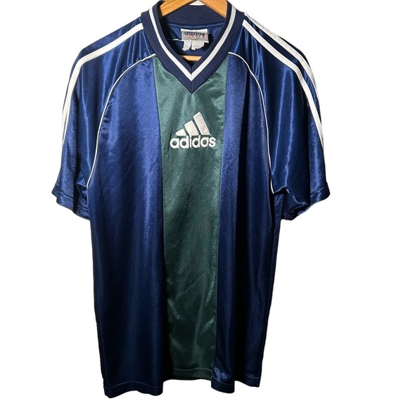 adidas | Shirts | Mens Vintage Adidas Blank Soccer Jersey M | Poshmark